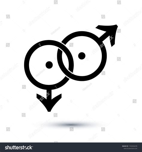 Vector De Símbolo De Icono Sexual Vector De Stock Libre De Regalías