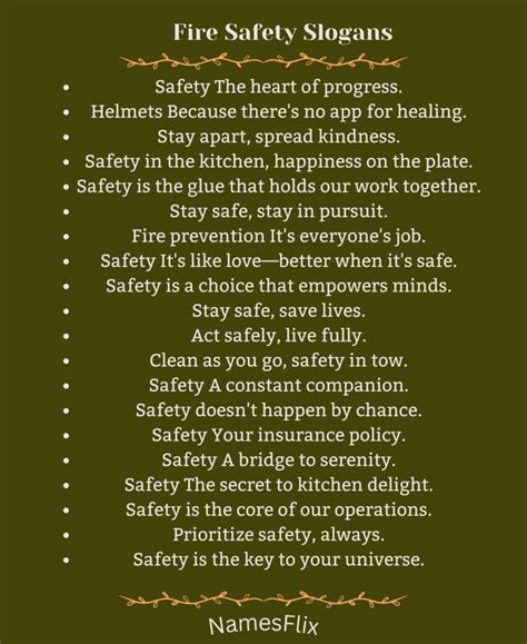1070 Safety Slogans For The Path Of Protection