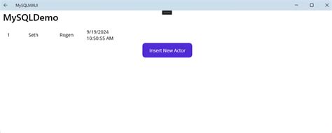 Connect Net Maui App To Mysql And Mariadb In C — Crud Operations Examples