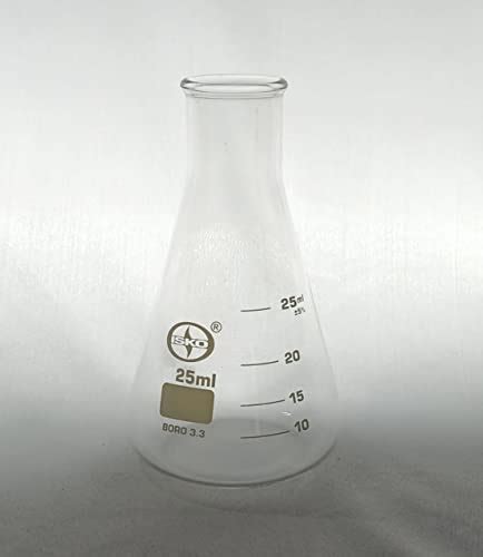 Isko Borosilicate Glass Conical Flask With Long Neck Erlenmeyer Flask