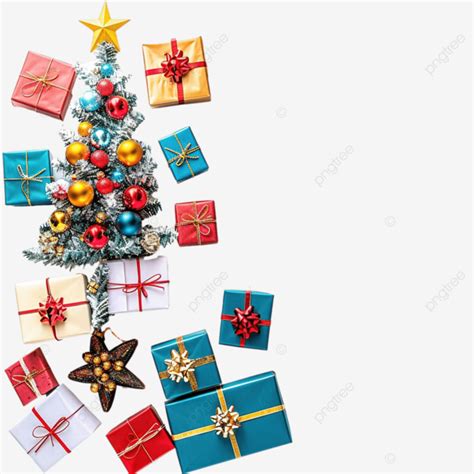 다채로운 선물 상자와 크리스마스 트리 휴가철 선물 상자 크리스마스 트리 Png 일러스트 및 이미지 에 대한 무료 다운로드 Pngtree