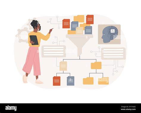 Ai Automated Data Preprocessing Abstract Concept Vector Illustration Stock Vector Image And Art