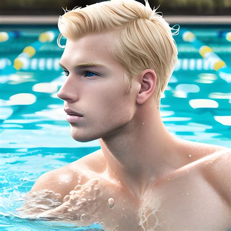 Male Blond Swim Arthub Ai