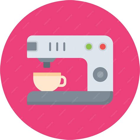 Premium Vector Coffee Maker Vector Illustration Style