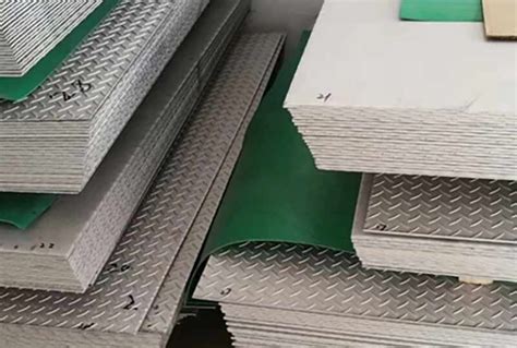 SUS ASTM AISI L Stainless Steel Checkered Plate Teda Ganghua