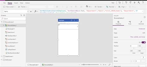 Powerapps Using Excel Datasource Screen Blank Stack Overflow