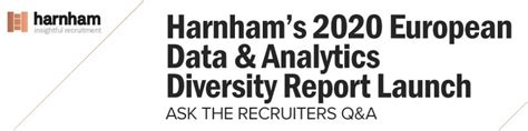 diversity in data and analytics harnham s 2020 european guide launch