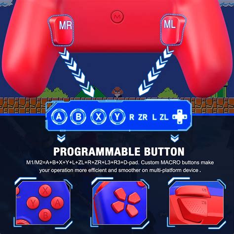 Dinofire Wireless Controller For Nintendo Switch Switch Lite Oled Extra Pro Controller For Nintento