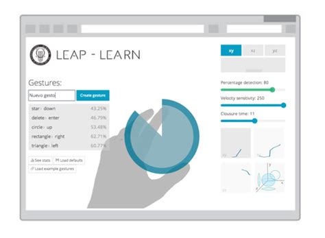 github ctwhome leaplearn 3d gestures recognition for leap motion to