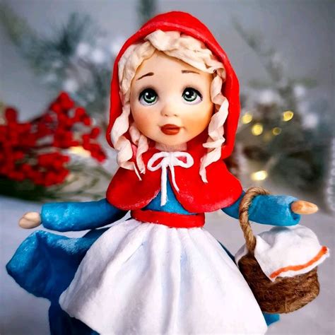 Ватная игрушка. Красная шапочка в интернет-магазине на Ярмарке Мастеров ...