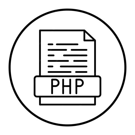 Premium Vector Php File Vector Illustration