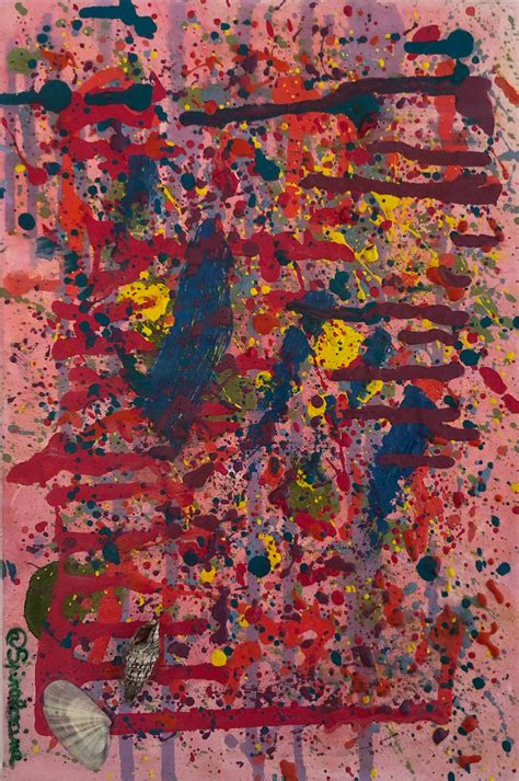 Oeuvre d art contemporain Technique mixte sur toile Sucré Spinaloxina
