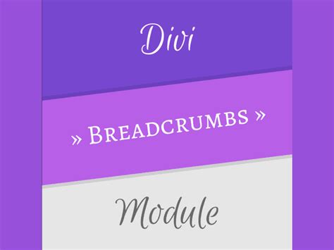 Nulled Divi Breadcrumbs Module V1 5 2 WP Nullified