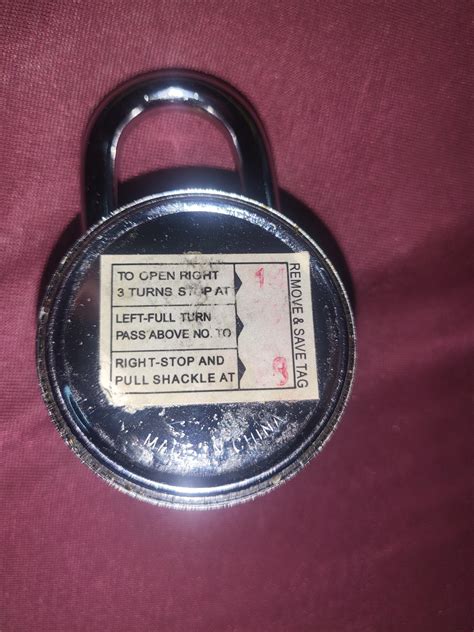 Can Someone Solve The Code For This Lock I Found On The Ground R PhotoshopRequest