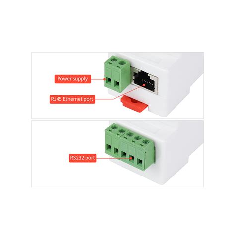 Waveshare Industrial Serial Server Rs232 To Rj45 Ethernet With Poe Fu 2995