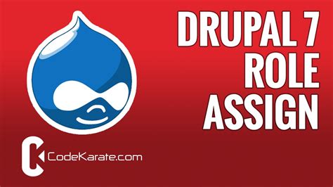 Drupal Role Assign Module Controlling Who Can Assign What Roles On Your Drupal Site Youtube