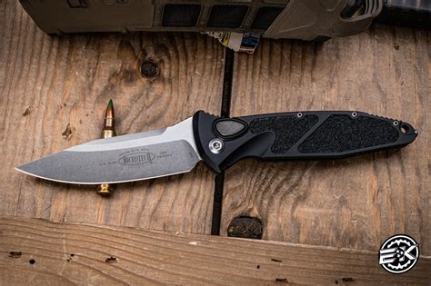 Preowned Microtech Socom Elite Automatic Folding Knife 4 Clip Point