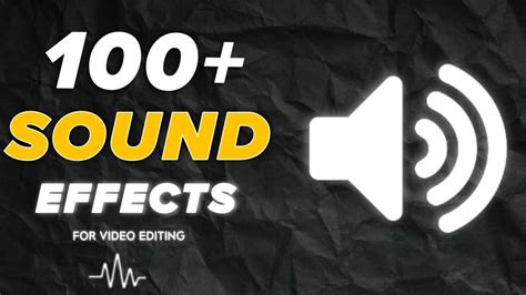 100+ Sound Effects Free For Video Editing Free Download In One Click