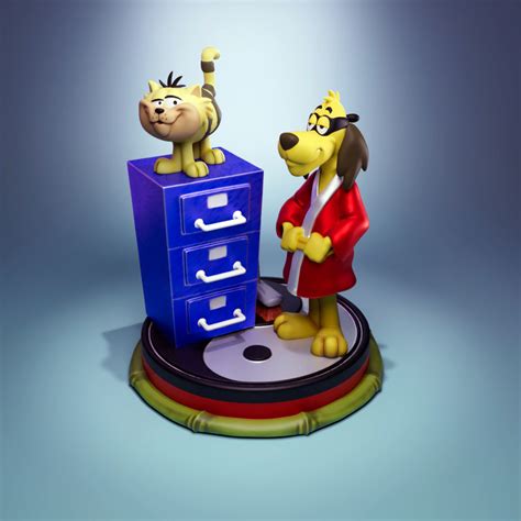 Hong Kong Phooey And Spot 3d Model 3d Printable Cgtrader