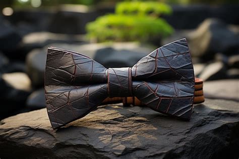 Swanky Bow Swag On Swanky Slate Premium Ai Generated Image