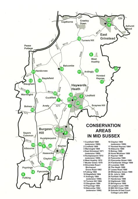 Conservation Areas Mid Sussex District Council