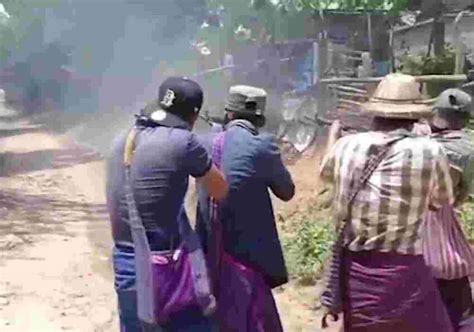 နတ်မောက်မြို့နယ်၊ စိုင်ကောင်းရဲစခန်းကို လက်ပစ်ဗုံးဖြင့် ပစ်ခတ်တိုက်ခိုက် Khit Thit Media