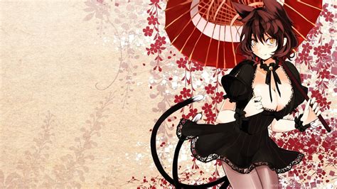 Black Hair Anime Girl Desktop Wallpapers Wallpaper Cave