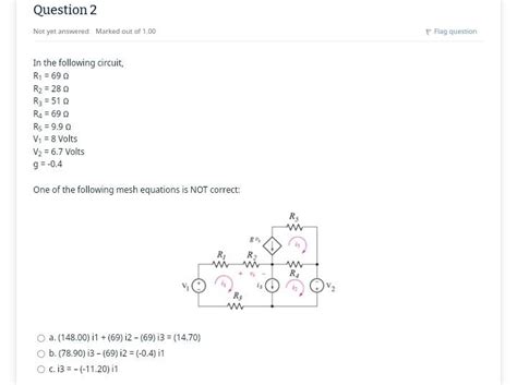 Solved Question 2Not Yet Answered Marked Out Of 1 00Flag Chegg