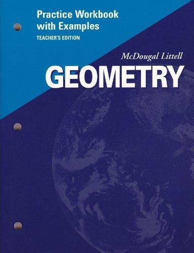 Mcdougal Littell Geometry Practice Workbook With Examples Teachers