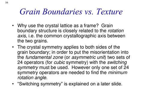 Ppt Misorientations And Grain Boundaries Powerpoint Presentation Free Download Id9203595