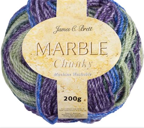 James C Brett Marble Chunky Yarn 200g Yarn For Knitting And Crochet