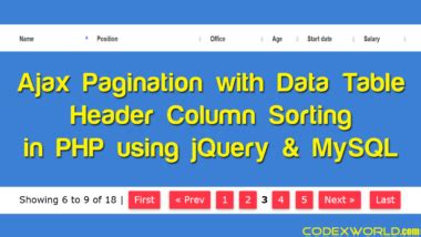 Dynamic Dependent Select Box Dropdown Using JQuery Ajax And PHP CodexWorld