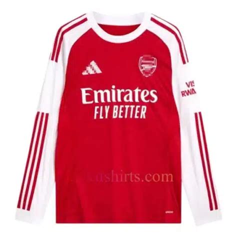 Arsenal Home Shirt 2025 26 Long Sleeve Cheap Football Shirts