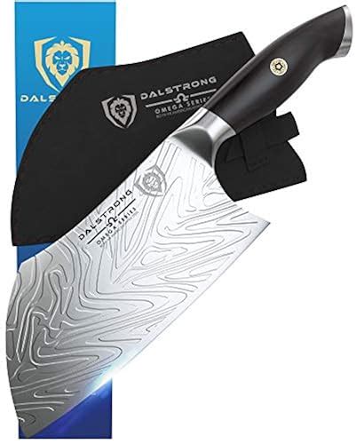 Dalstrong Cleaver Knife 7 Inch Omega Series Bd1n V Hyper Steel