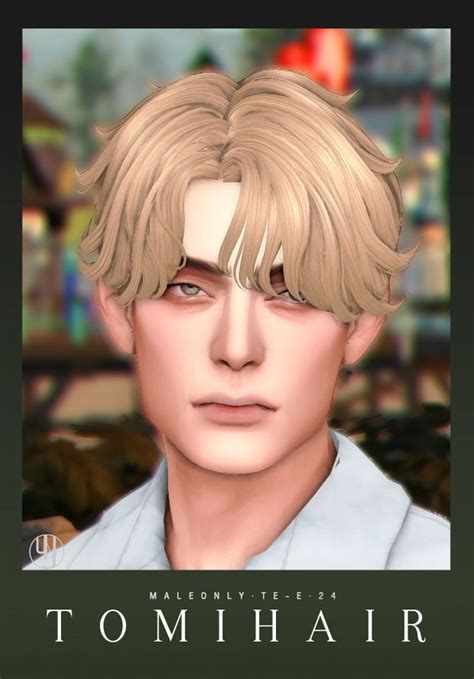 TOMI HAIR JNY In 2024 Sims 4 Hair Male Sims Hair Sims