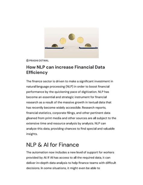 How Nlp Can Increase Financial Data Efficiency Pdf