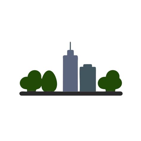 City Icon Premium Ai Generated Vector