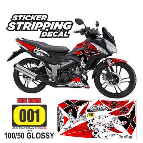 Jual Sticker Decal Striping Honda Cs One 1 Satu Sporty Variasi Cs One