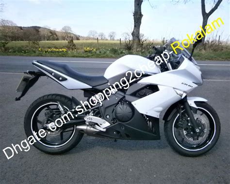 Fairings For Kawasaki Shell Ninja 650r Er6f Er 6f Er 6f White Black