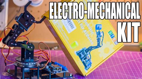 arduino controlled robot arm adeept kit review youtube
