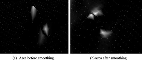 Smoothing Effect A Area Before Smoothing B Area After Smoothing Download Scientific Diagram