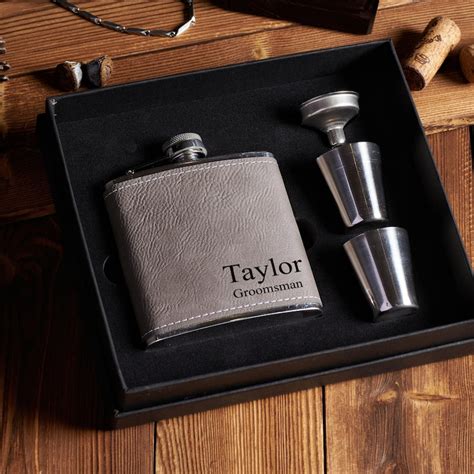 Personalized Flask Etsy