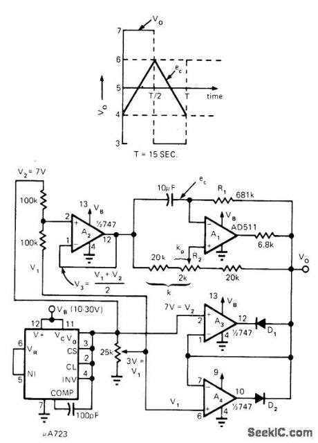 15 S ASTABLE Basic Circuit Circuit Diagram SeekIC Com