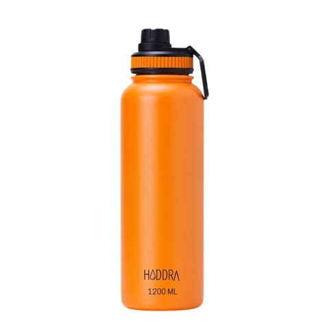 Garrafa Térmica H200 Inox Com Infusor Laranja 1200ml Hiddra Mundo Verde