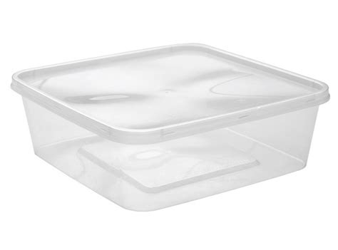 Square Pp Container And Lid Big