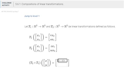 Solved Let T R R And T R R Be Linear Transformations Chegg
