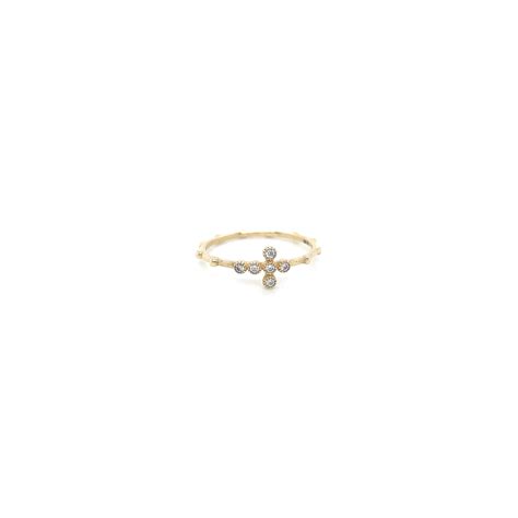 Ring Band Bal Met Kruis Zirkonia S De Goud Winkel