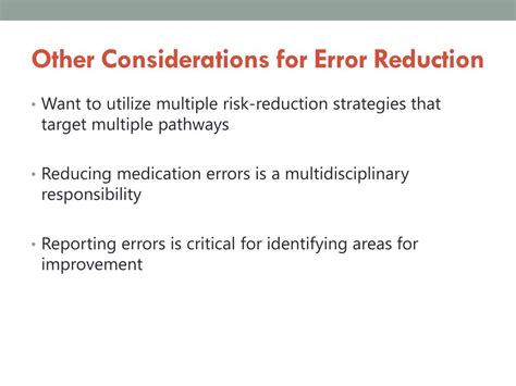 Ppt Risk Reduction Strategies For High Alert Medications Powerpoint