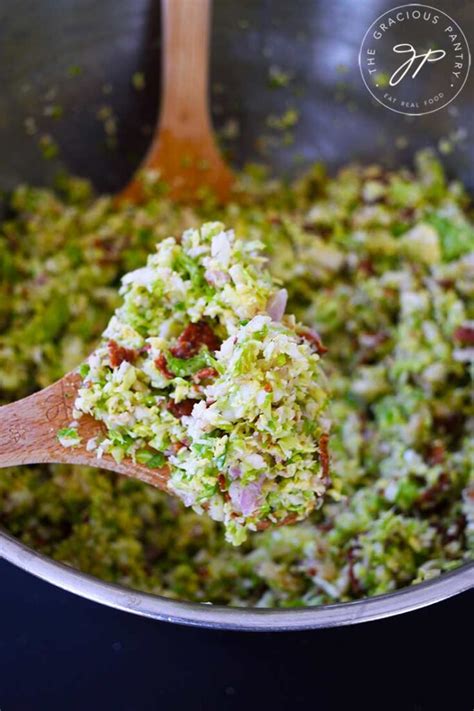 Brussels Sprouts Salad Recipe The Gracious Pantry