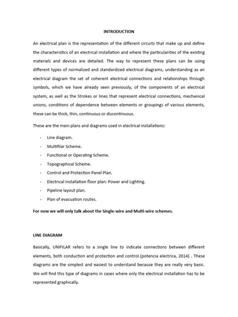 Single Wire And Multi Wire Schemes Pdf Electrical Wiring